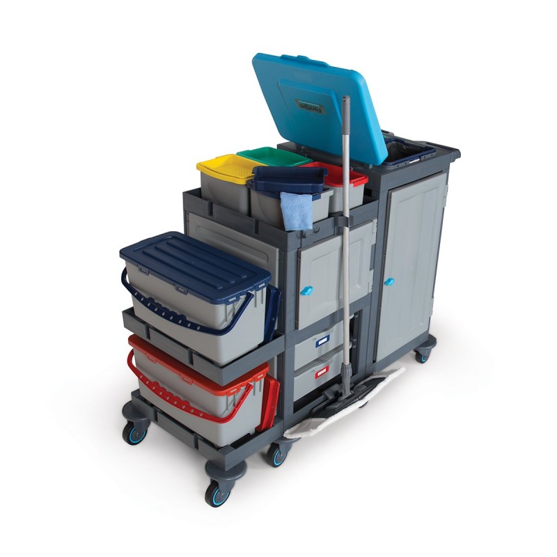 Carucior curatenie profesional - Duo 2*25 litri - IgienaPHS