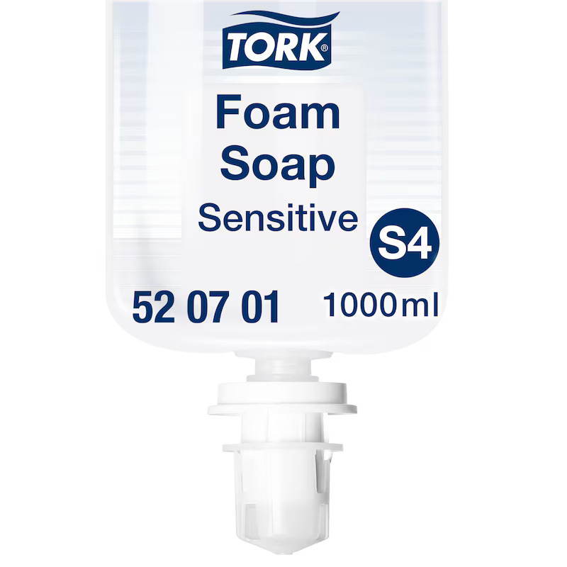 Sapun spuma Tork Sensitive 1000 ml, 2500 portii | IgienaPHS